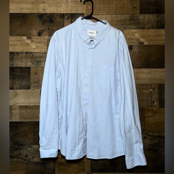 Goodfellow & Co | Shirts | Goodfellow Co Mens Light Blue Long Sleeve ...